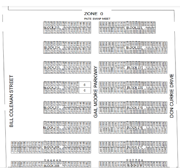 The PateSwapMeet. 2024 Zone 0 Map